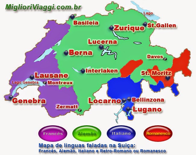 Suiça No Mapa : Suíça: Bandeira, Mapa e Dados Gerais - Rotas de Viagem ...