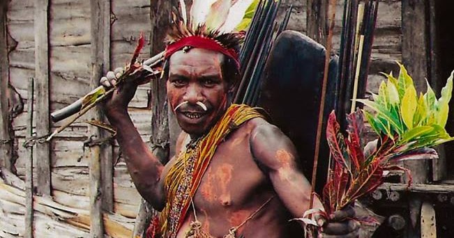 Kaulga's Travel Diary: Menyamya Warrior. Menyamya, Morobe Province ...