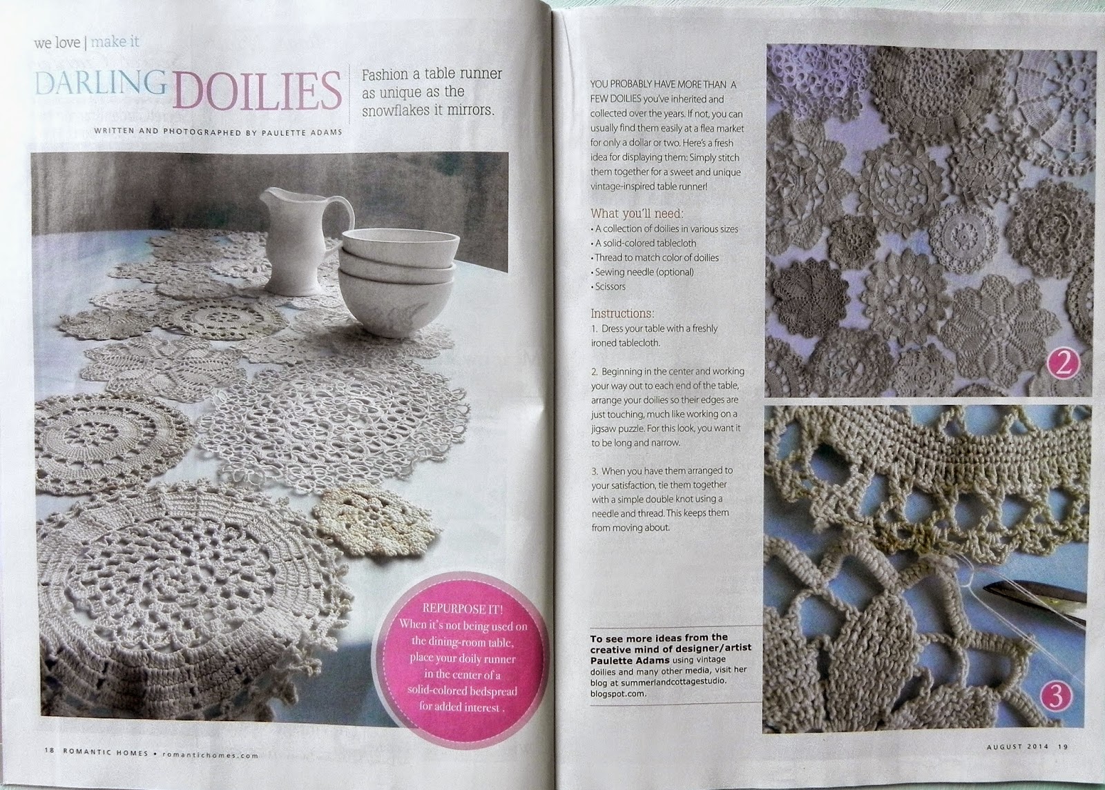 Summerland Cottage Studio: Doily collection