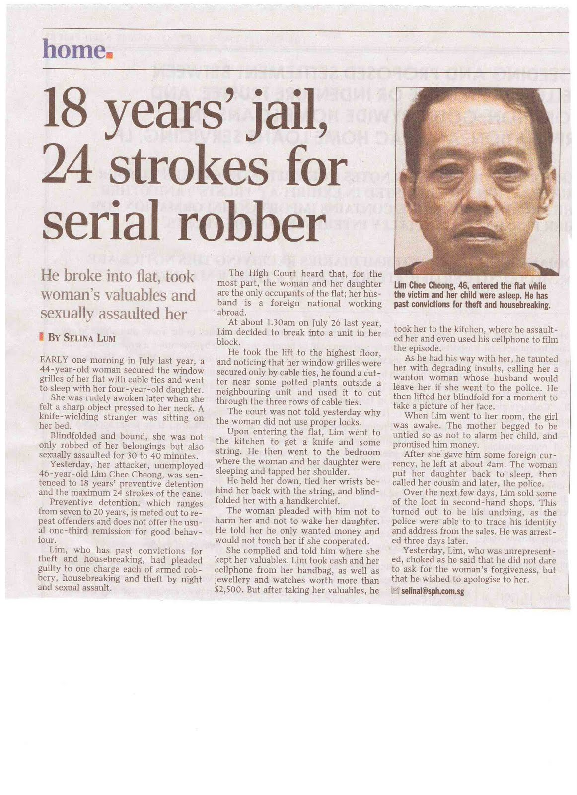 Singapore-Crime