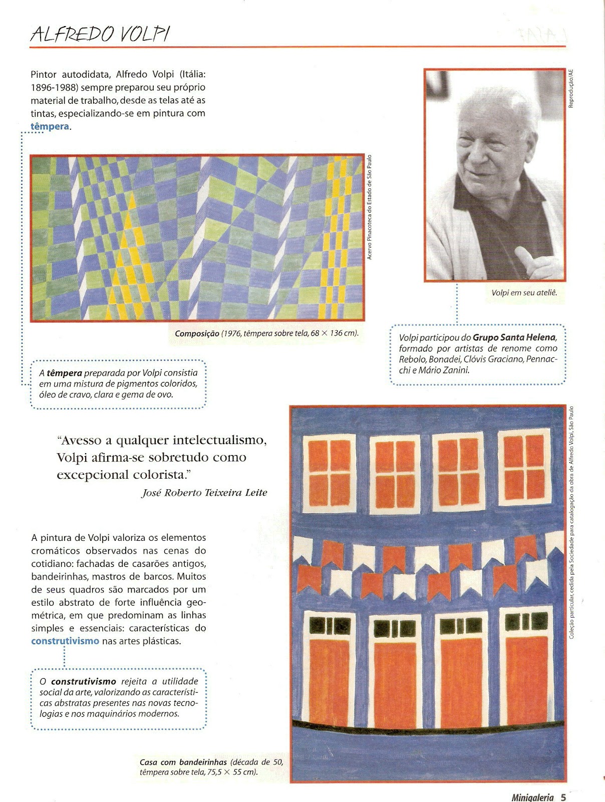 Artes Cefs: Alfredo Volpi - por Minigaleria e glossário Volume 2 ...