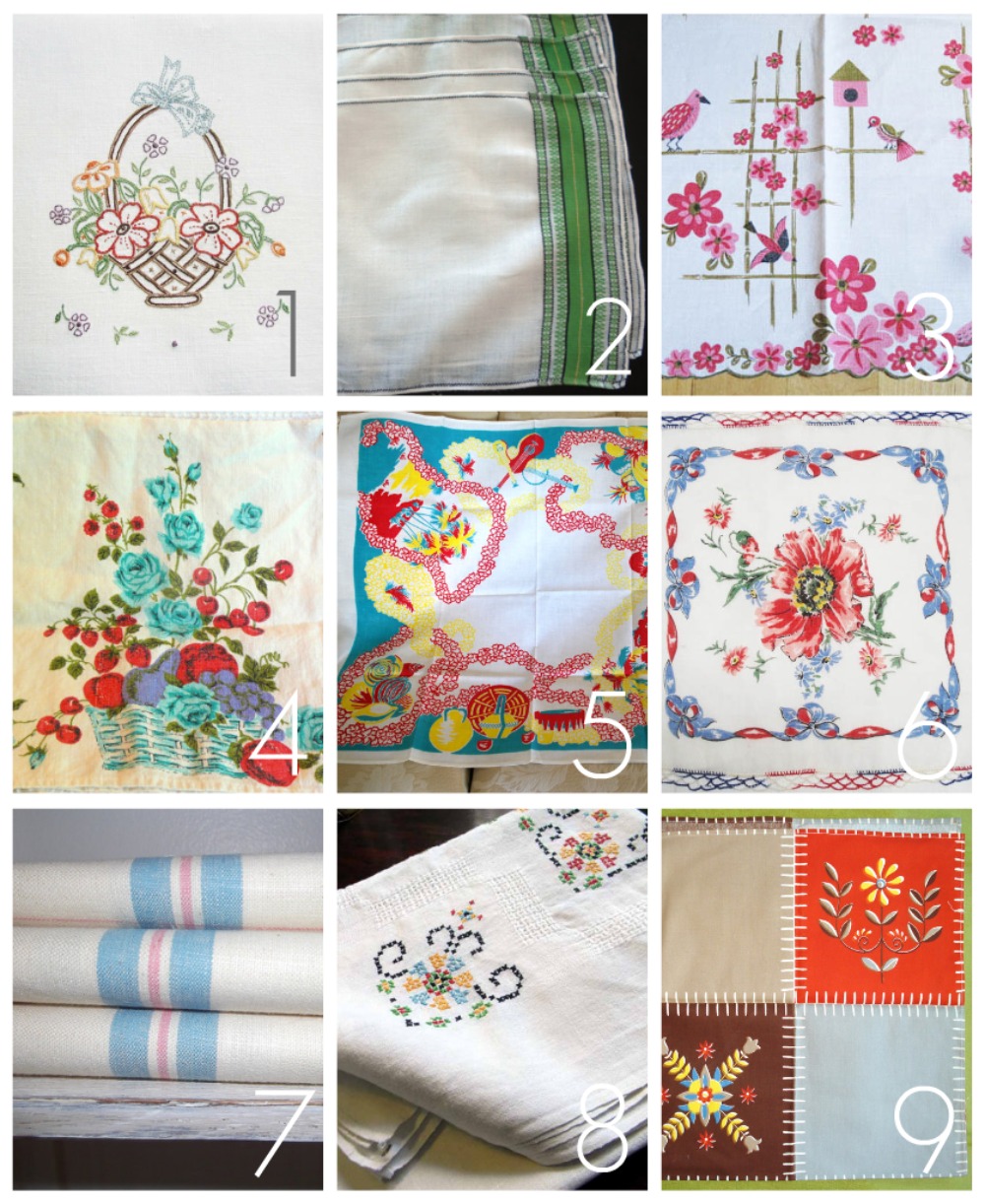 MargotMadison: Vintage Linens