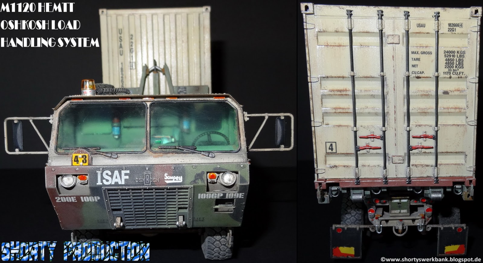 Shorty-Production: M1120 HEMTT OSHKOSH LOAD HANDLING SYSTEM TRUCK