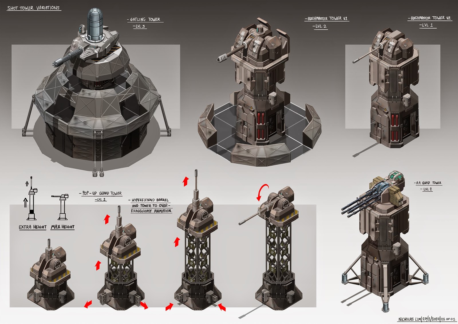 Nicholas Lim Concept Art Blog: BUILDINGS & PROPS