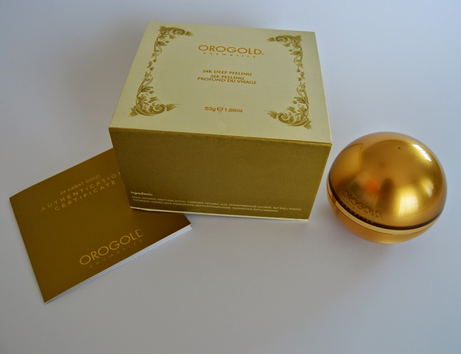 OROGOLD 24k Deep peeling - review | LAURA BADURA