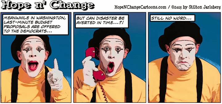 Hope n' Change Cartoons: A Mime Is A Terrible Thing To Waste
