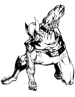 Coloring pages for kids free images: Wolverine Logan free coloring ...