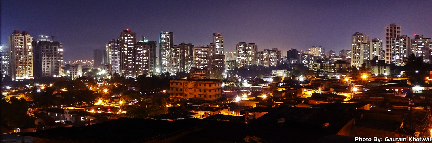Thane - The Lake City: Thane City in Night