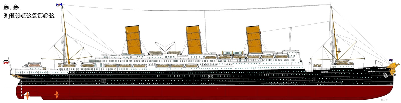 ERA DE OURO DOS NAVIOS: SS IMPERATOR-O NAVIO QUE ROUBOU O TÍTULO DO ...