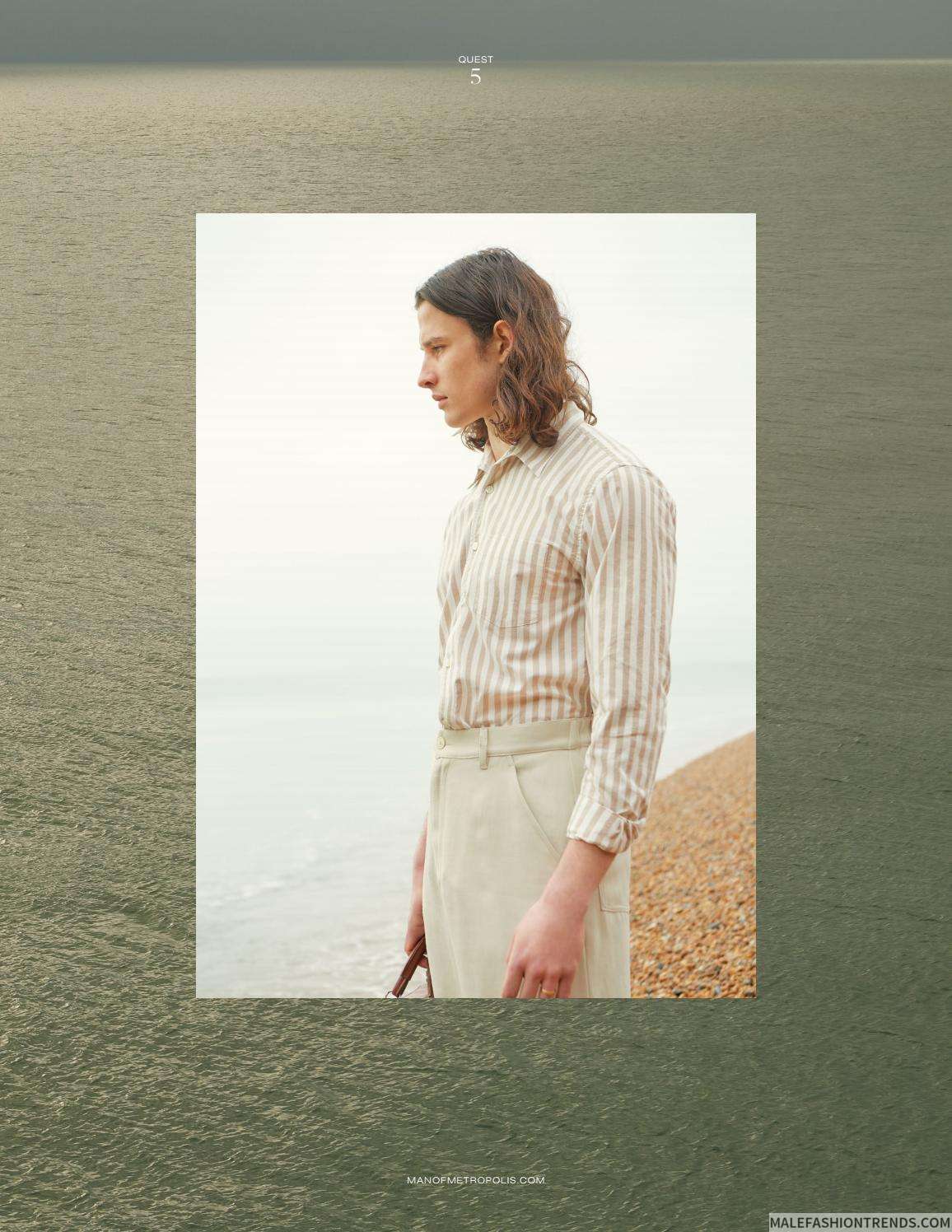 Liam Gardner para Man of Metropolis en fotos de Johny Storey