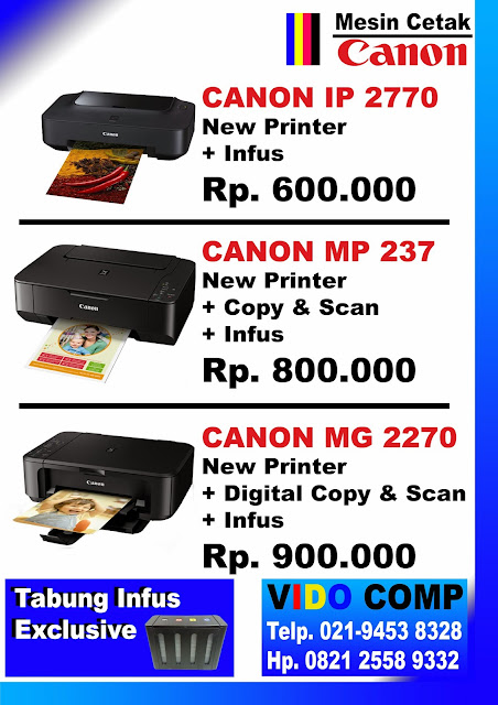 teguhimansusilo.blogspot.com: JUAL PRINTER CANON + INFUS ( TABUNG ...
