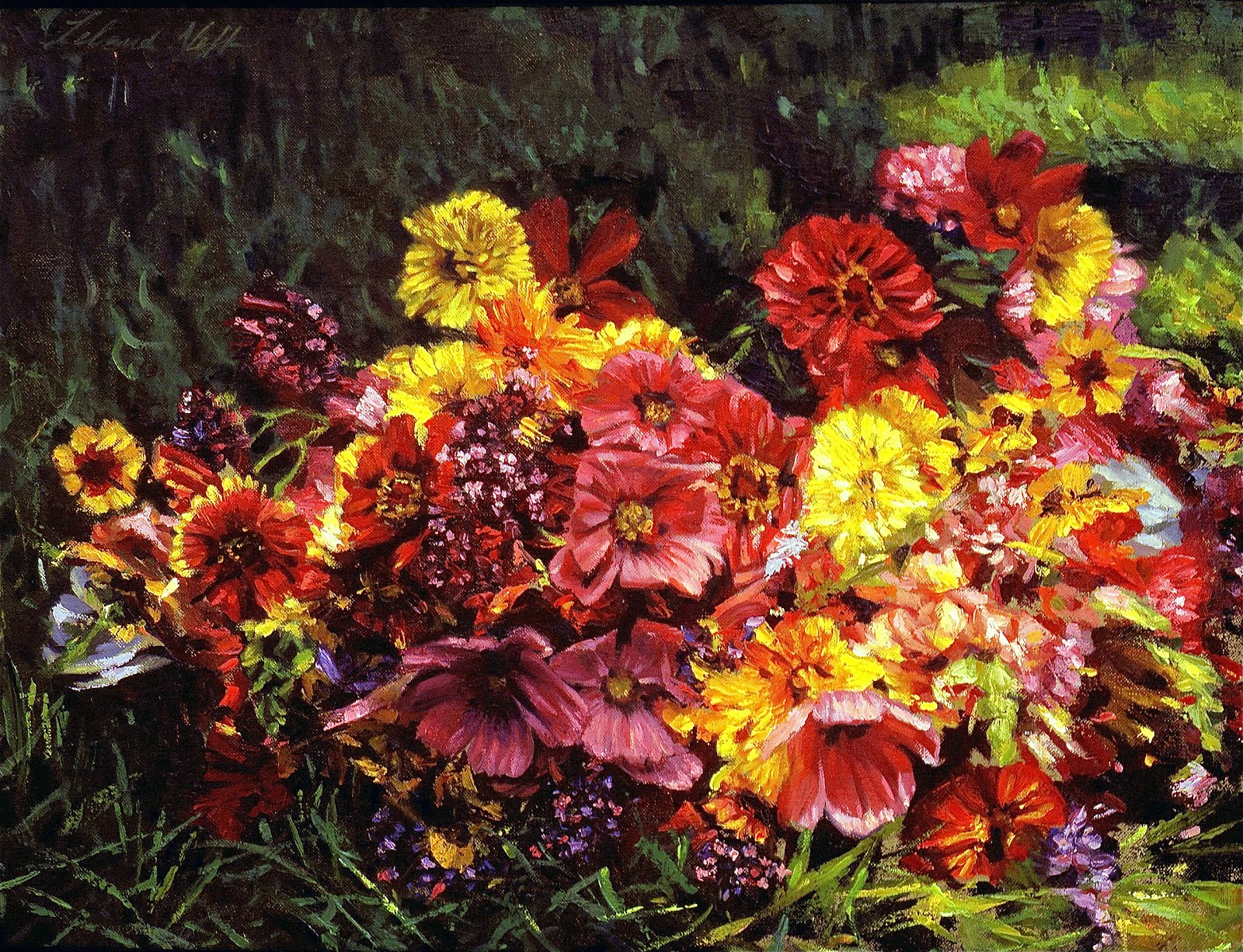 Leland Neff: Floral paintings by Leland Neff