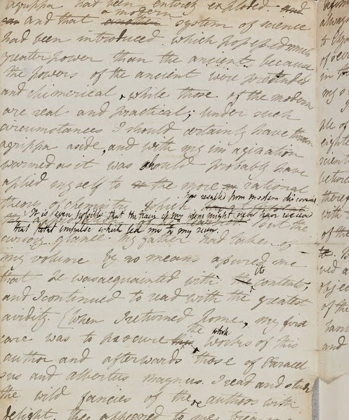 Mary Shelley's Frankenstein - The Original Handwritten Manuscript