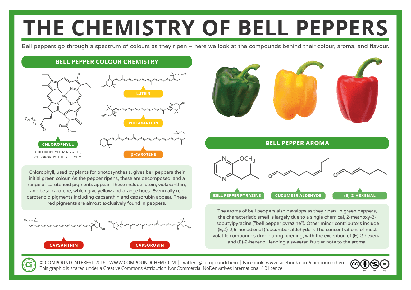 Science and Technologie: The Chemistry of Bell Peppers – Colour and Aroma