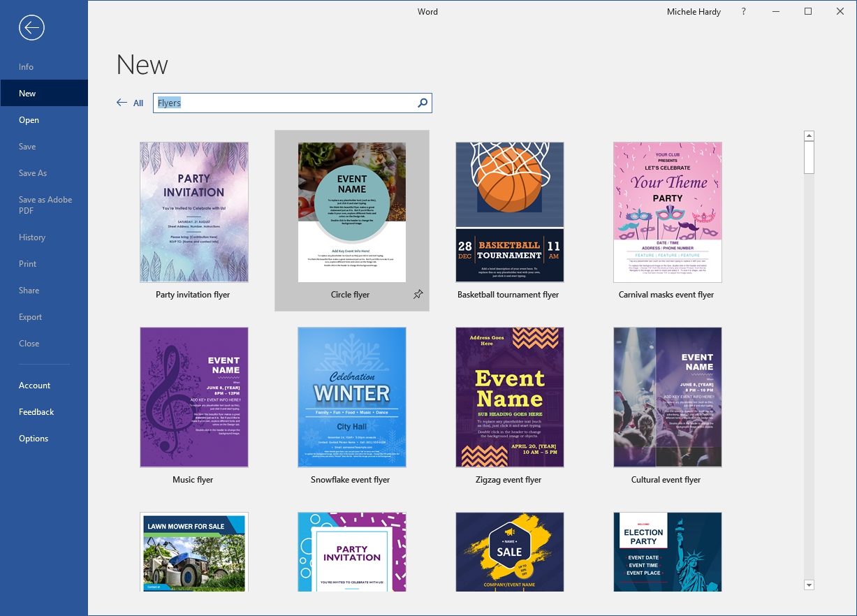 Session 3 - Using MS Word to create print based marketing items