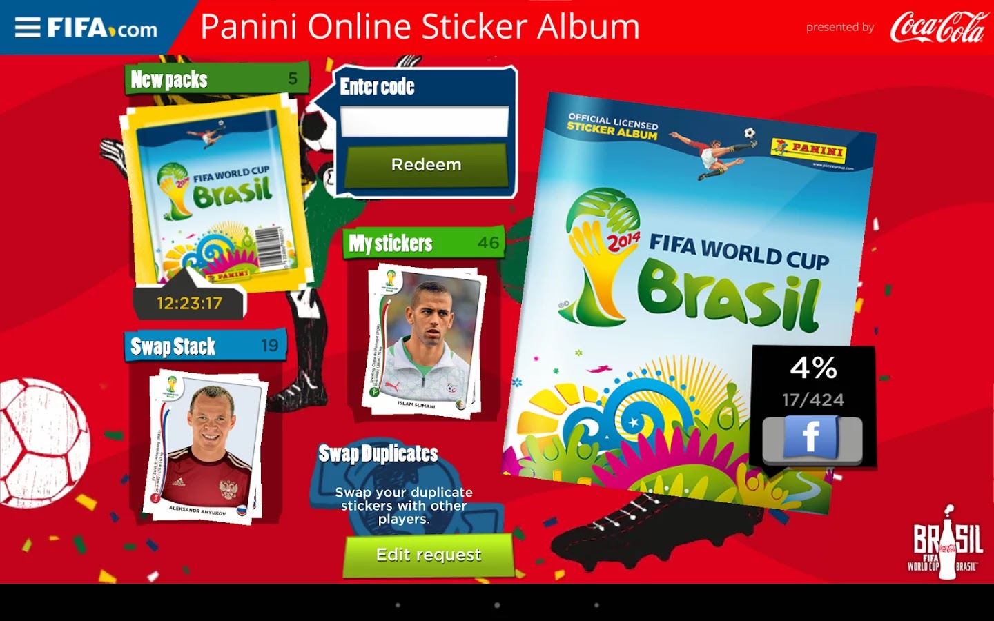 Panini Online Sticker Album ~ Apps do Android