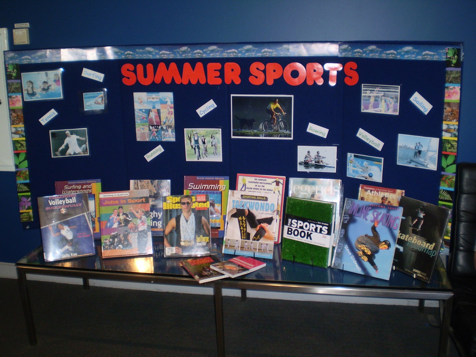 Canning College Library Displays