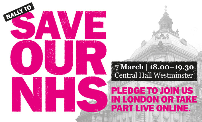 Midlands TUC media: Save our NHS rally - 7th March 2012