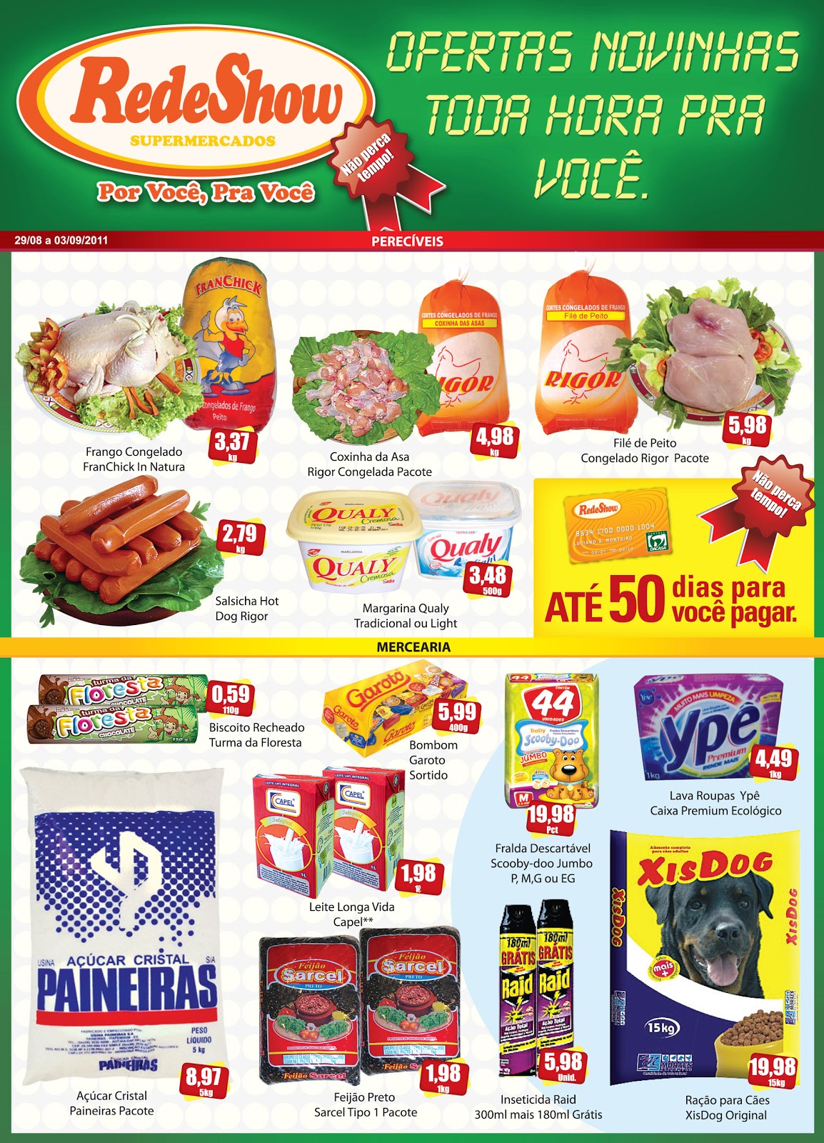 RG Marketing e Propaganda: Folheto de ofertas - Rede Show Supermercados