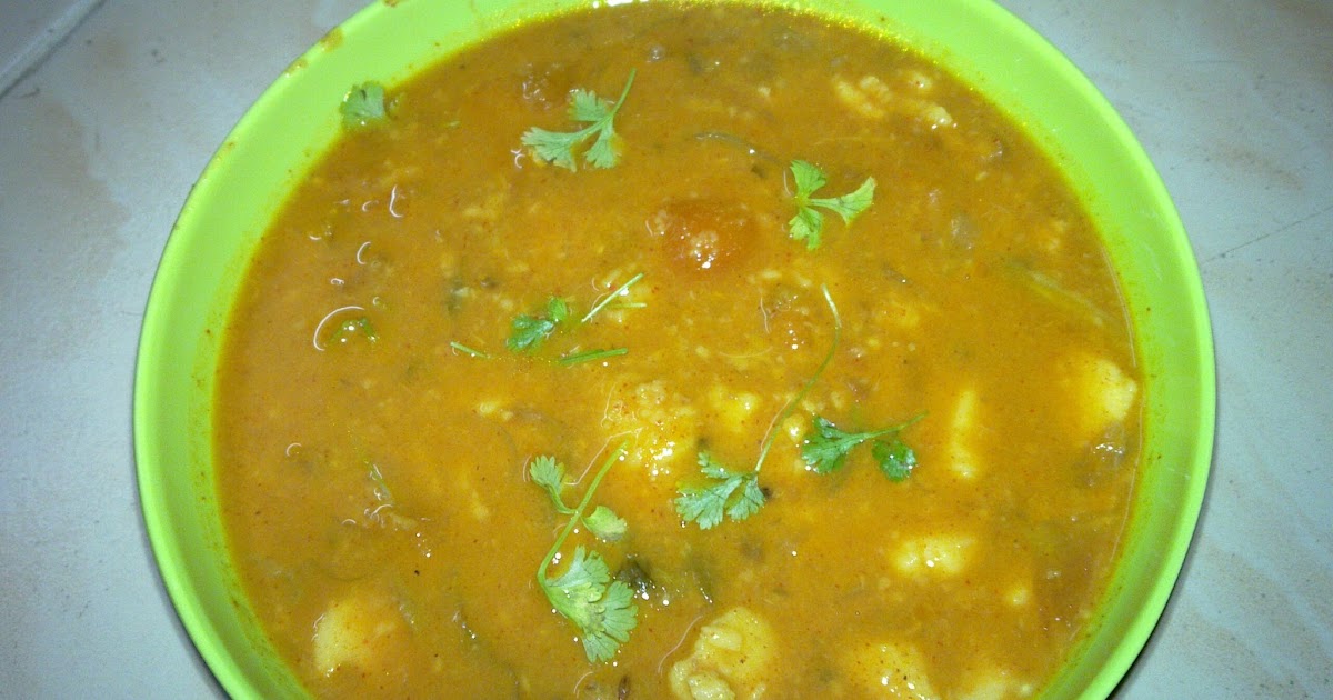 CHAMAGADDA PULUSU / YAM CURRY / ARBI CURRY - Prathi's Cuisine
