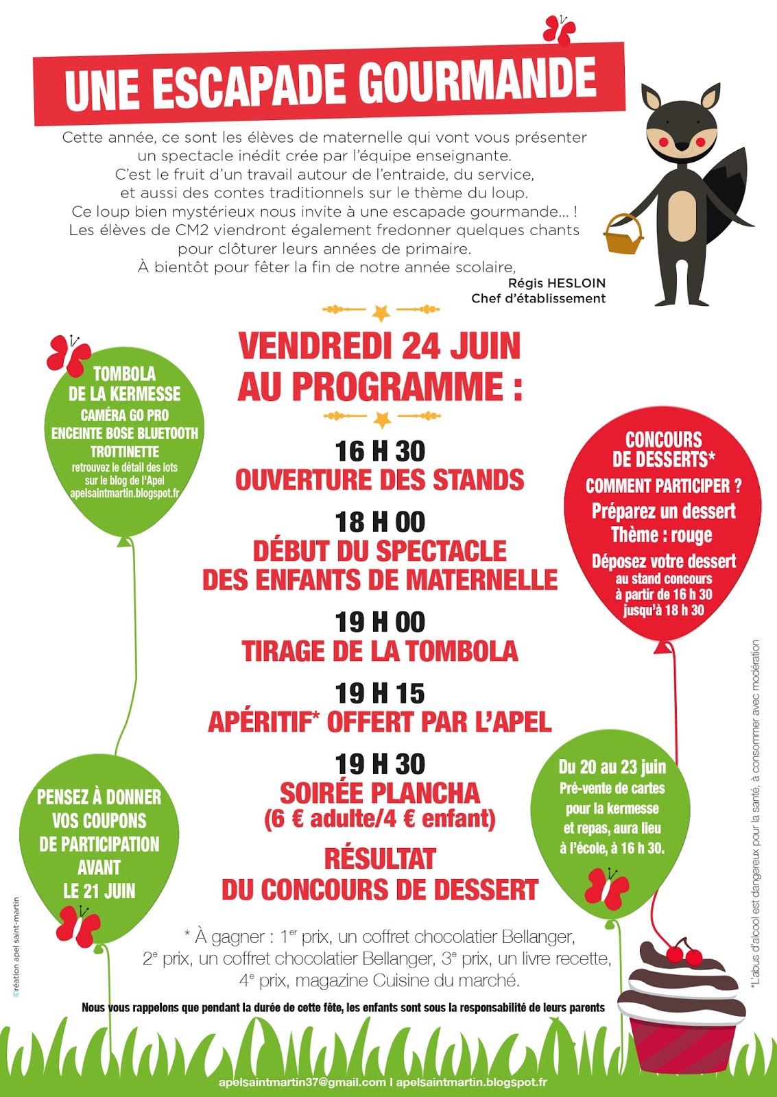 programme de la kermesse
