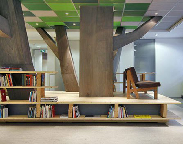 Studio Krishka: Interior inspiration: When trees enter the interior!