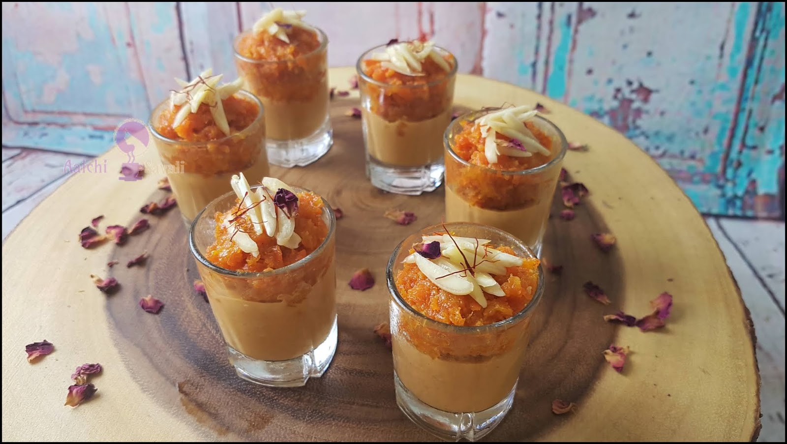 Carrot Dessert Shots in Instant Pot - Aaichi Savali
