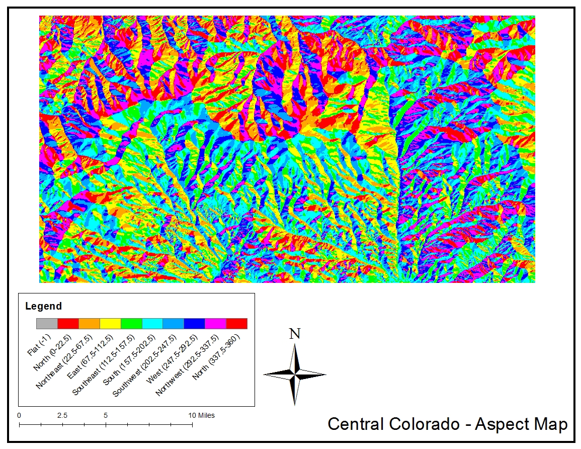 Geography 7 - Introduction to GIS: Lab 6 - Digital Elevation Models
