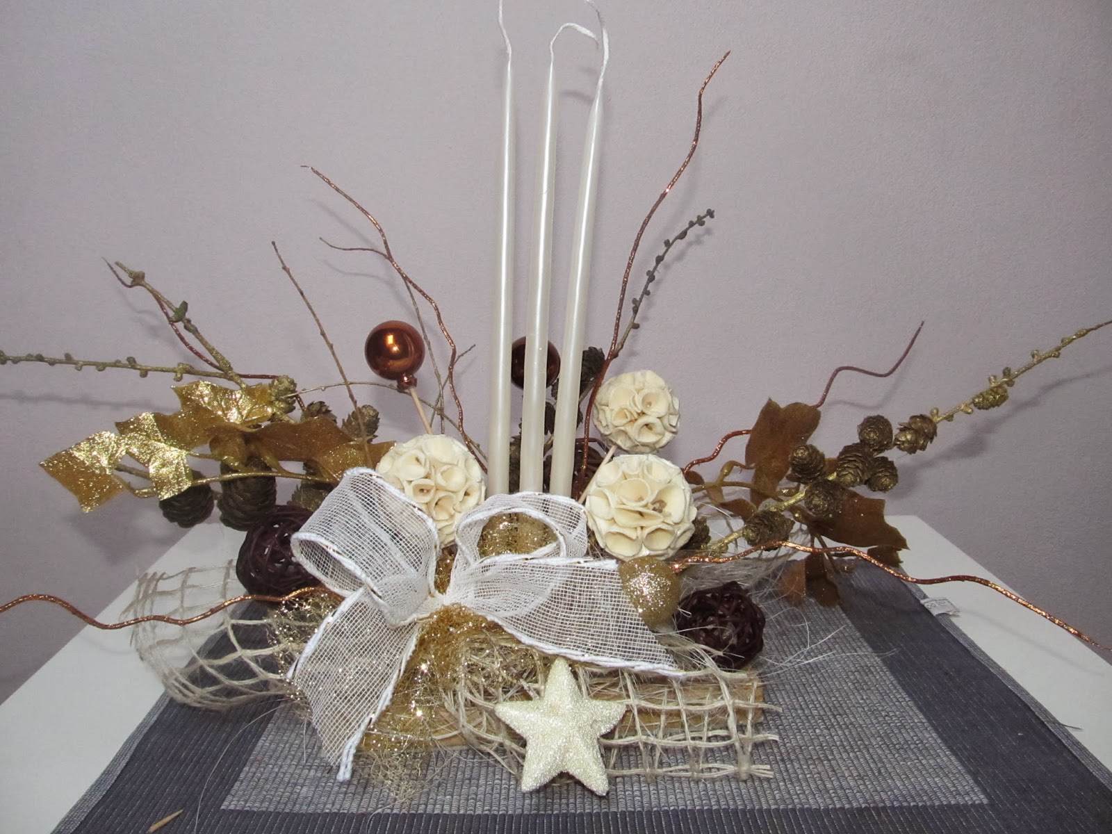 Stroiki i ozdoby okazjonalne : Stroiki bożonarodzeniowe 2013