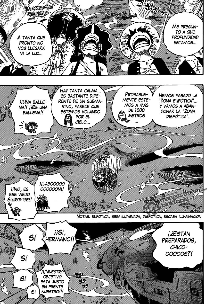 One Piece Manga Capitulo 604. Hacia las profundidades ~ ParaisoGrandLine