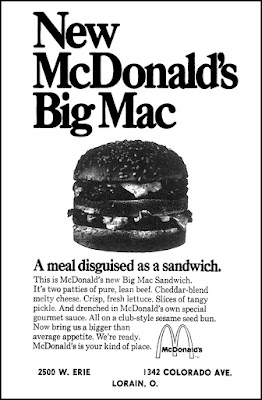 Brady's Bunch of Lorain County Nostalgia: McDonald’s Big Mac Ad ...