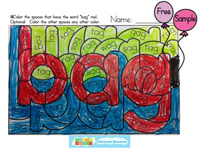 Hidden CVC Words, Volume 2! (Get your freebie here!)