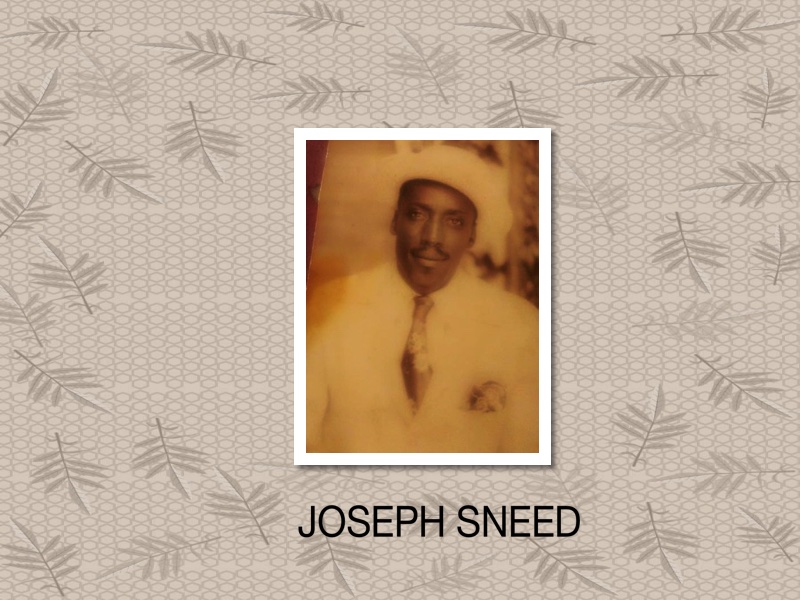 JOSEPH SNEED FAMILY PAGE: JOSEPH SNEED