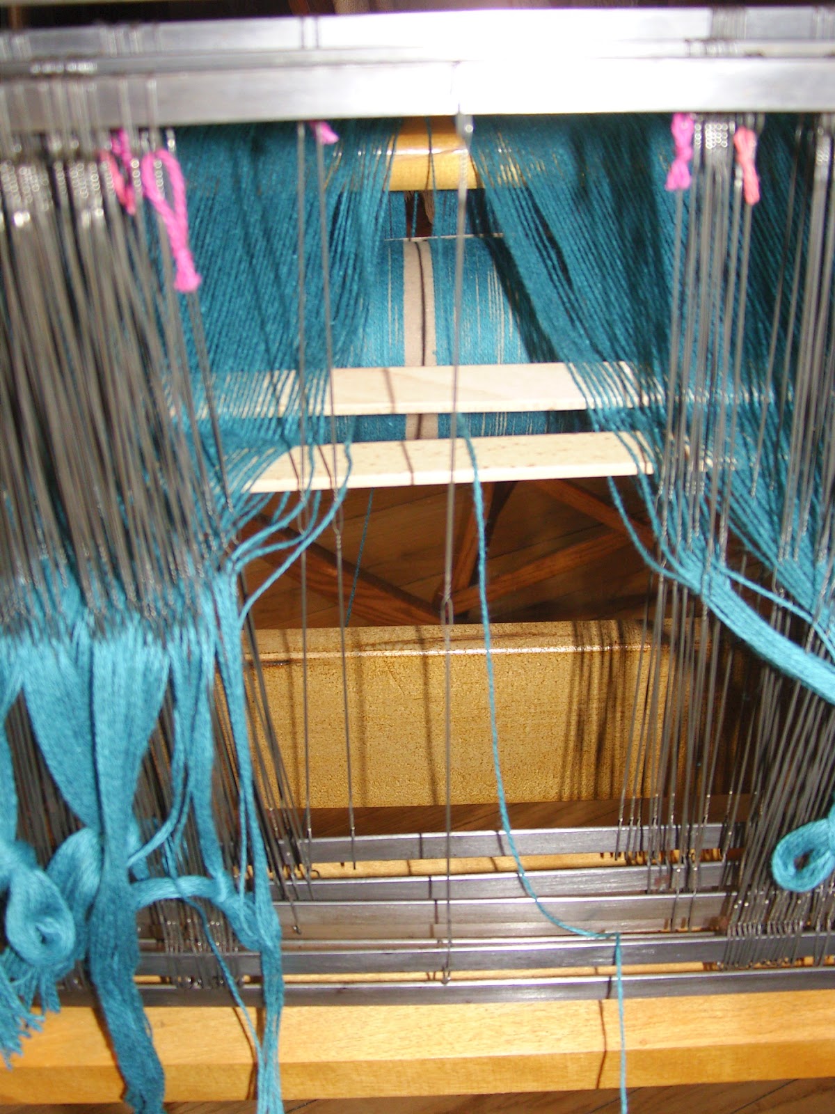 Daisy Hill Weaving Studio: Making a Repair Heddle and Adding a Warp Thread