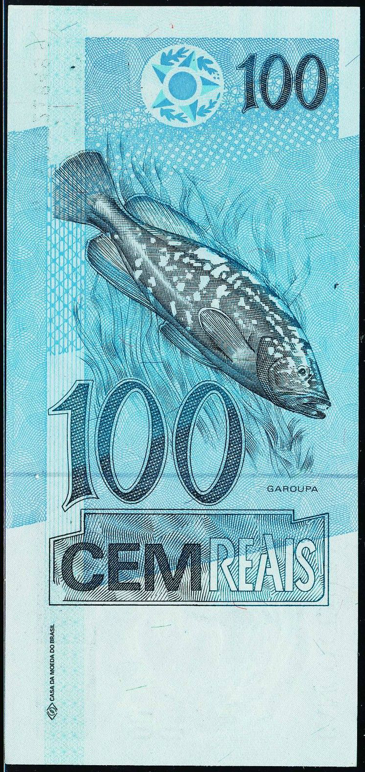 Brazil 100 Reais banknote 2005 Grouper|World Banknotes & Coins Pictures ...