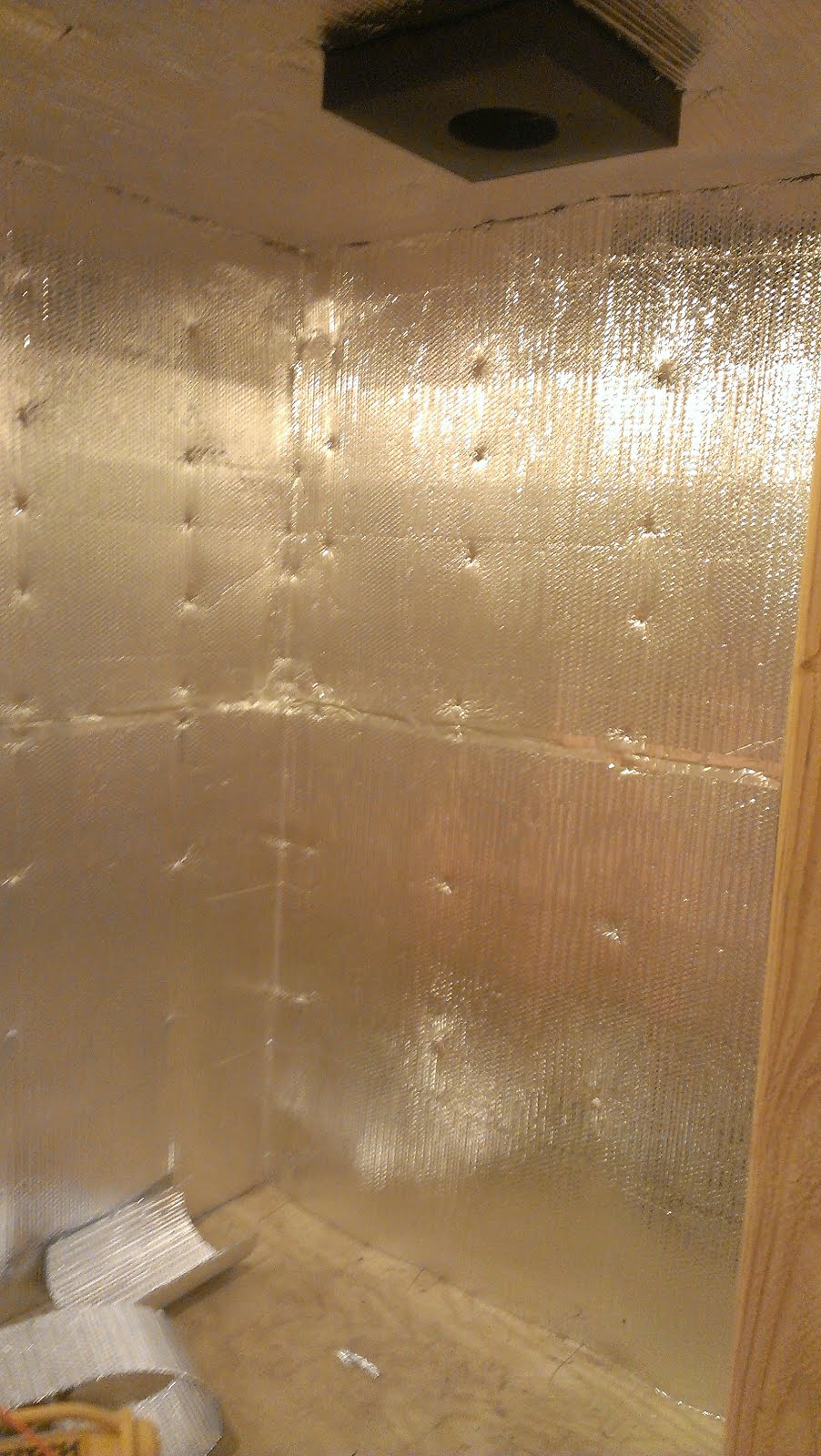 Outdoor Sauna Build- How I Built My Wood Fired Sauna: Insulating the ...