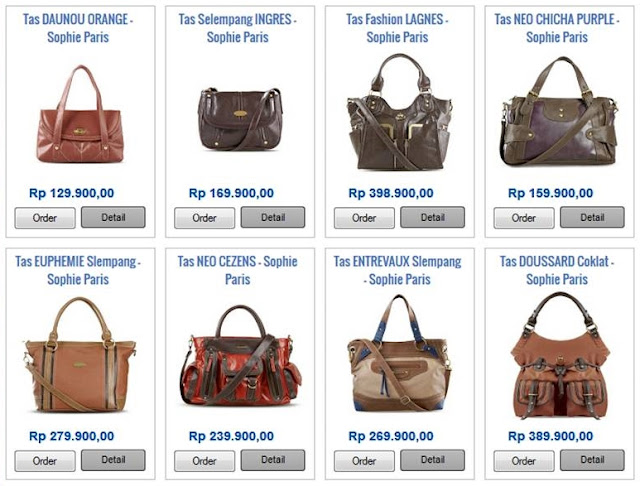 Serba Tas Daftar Harga Tas Wanita Sophie Martin Edisi Terbaru 2018 ...