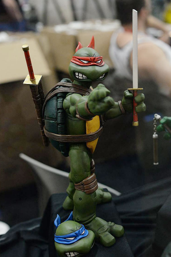 Seen @ #SDCC2015: MONDO Collectibles Hellboy & TMNT