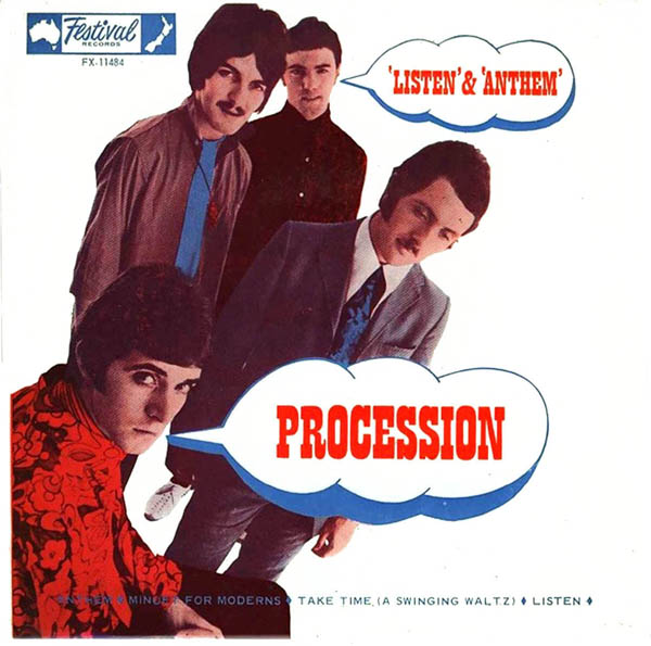 Little Aussie Albums: Procession - 1968 - Listen And Anthem