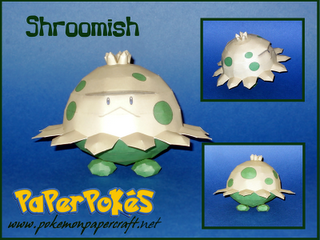 Pokemon Shroomish Papercraft | Papercraft Paradise | PaperCrafts ...