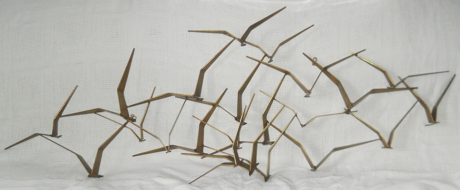 LauraGarnet: HUGE Curtis Jere Flock of Birds Seagulls Sculpture 58 ...