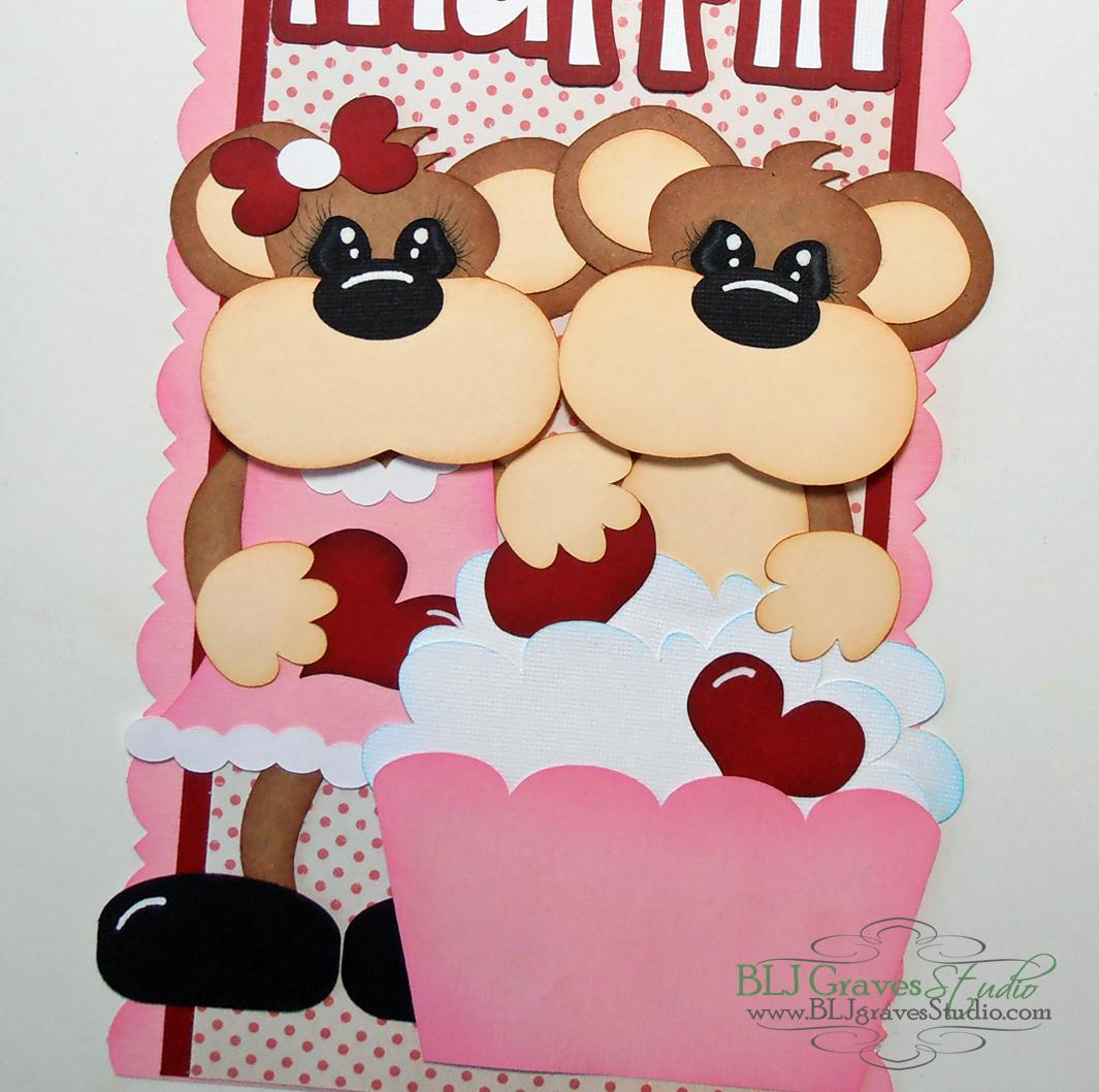 BLJ Graves Studio: Love Muffin Scrapbook Border Valentine