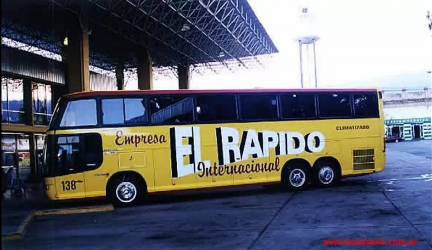 Recuerdos "El Rapido internacional" y sus llamativos buses