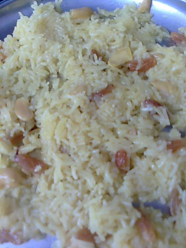Fast Indian Recipes: Meethe Chawal (Sweet Rice)
