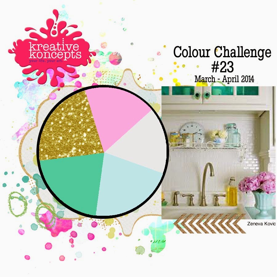 Zeneva Kovic: Colour Challenge #23 - KreativeKoncepts -DT