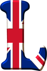 Alfabeto de la Bandera de Inglaterra. - Oh my Alfabetos!