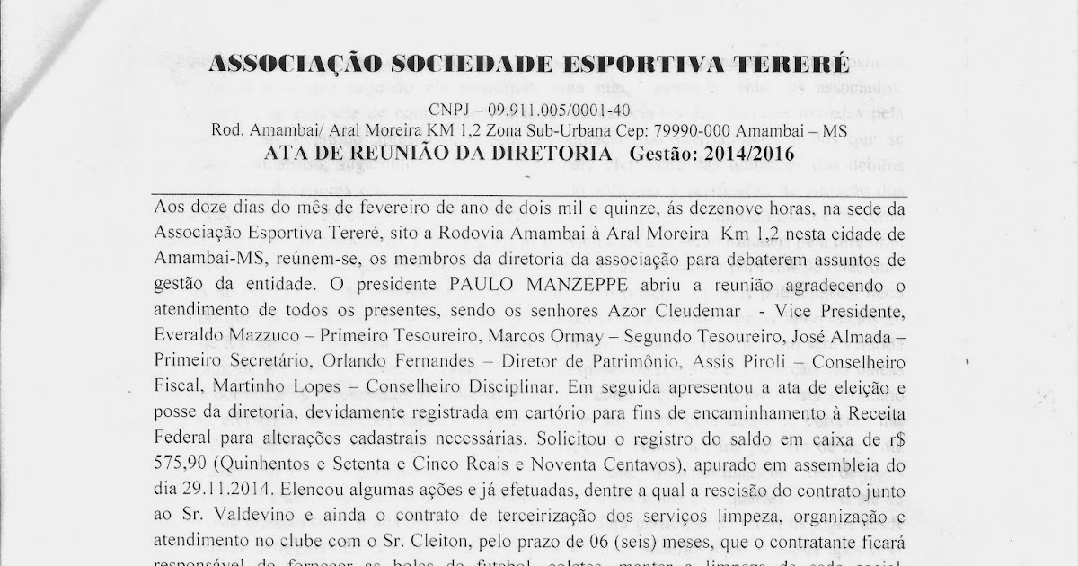 Como Escrever Em Ata - FDPLEARN