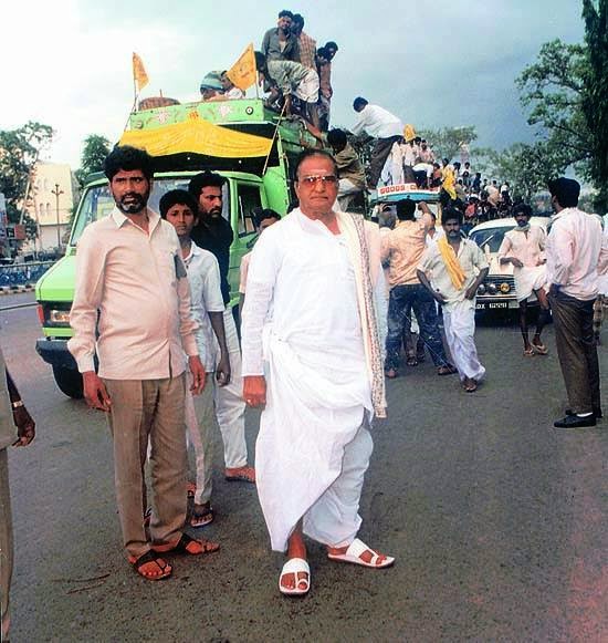 Sr.NTR with CBN Pics: Sr. NTR Rare Pics | Love ur Life & ur World