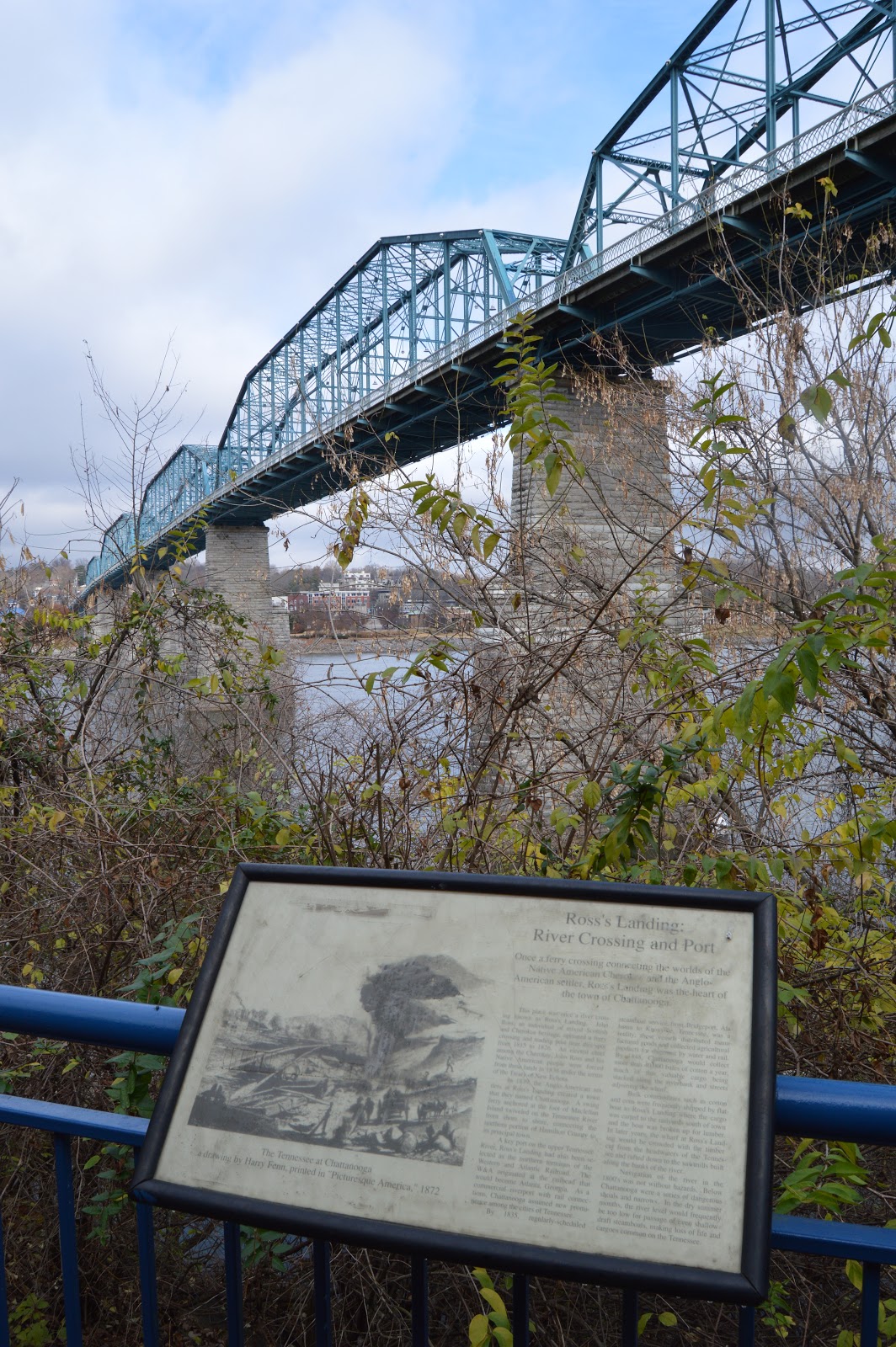 Industrial History: Walnut Street Bridge over Tennessee River in ...