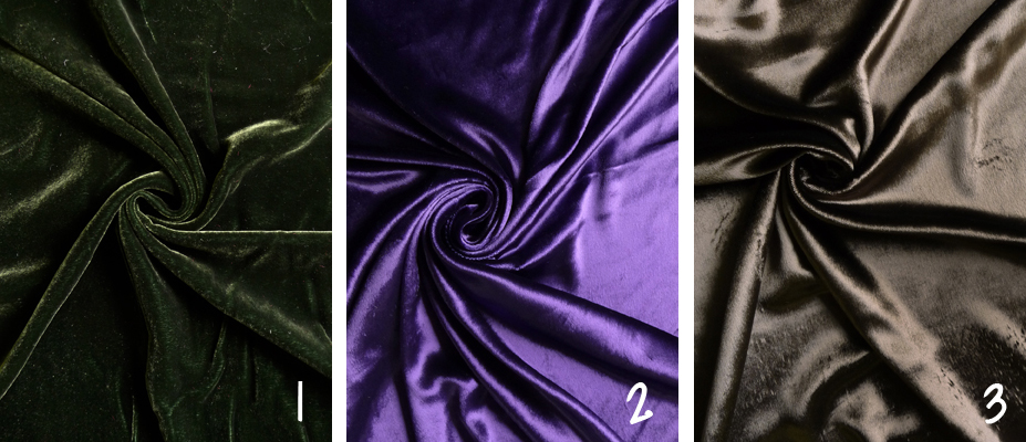 Velvet, Velveteen and Velour